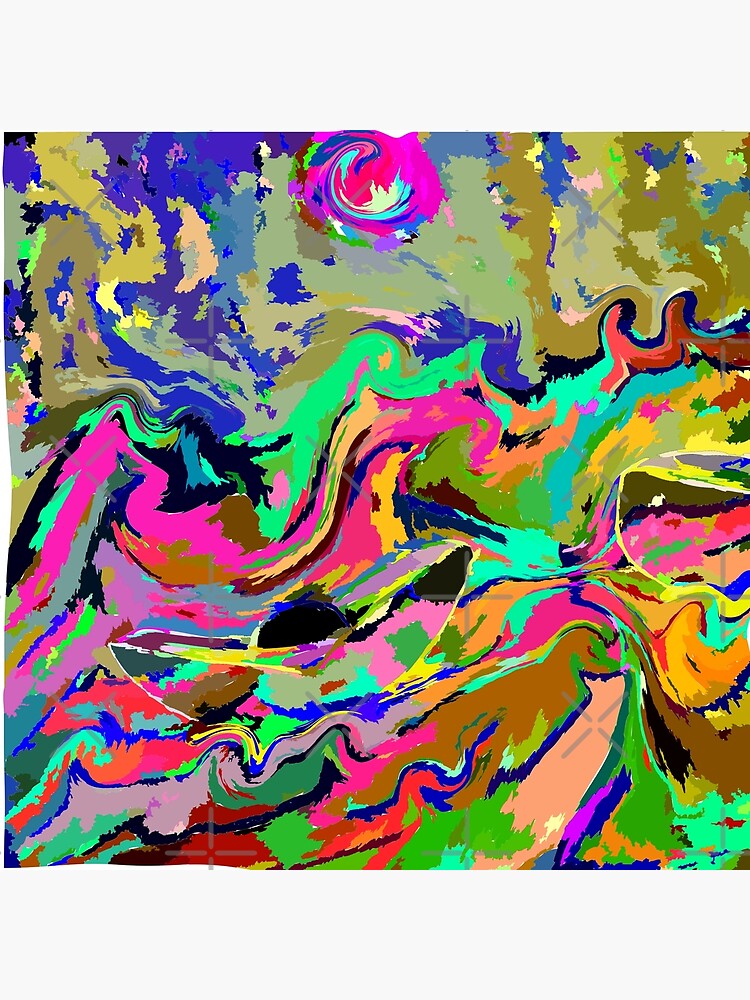 "Colorful more than simple sea" Poster for Sale by LatishaM | Redbubble