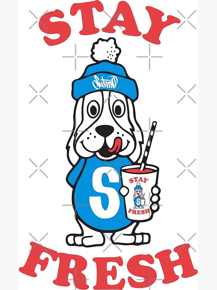"Stay Fresh Retro Logo" Photographic Print for Sale by sutimo | Redbubble