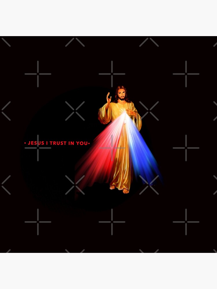 "Jesus I Trust in You, Divine Mercy, Saint Faustina, Jesus" Poster for ...