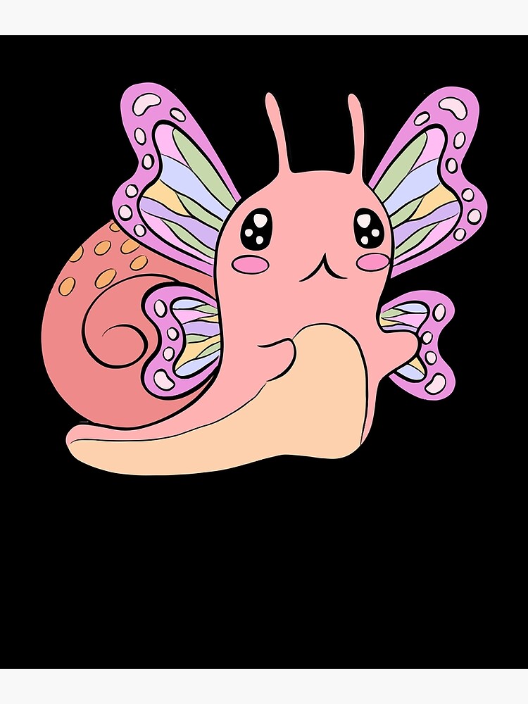 Póster «Caracol Fairycore Cottagecore Aesthetic Slug Con Alas» de ...