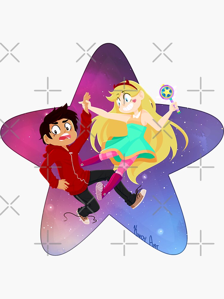 "Marco and butterfly outer space" Sticker for Sale by AndersenMarjo ...