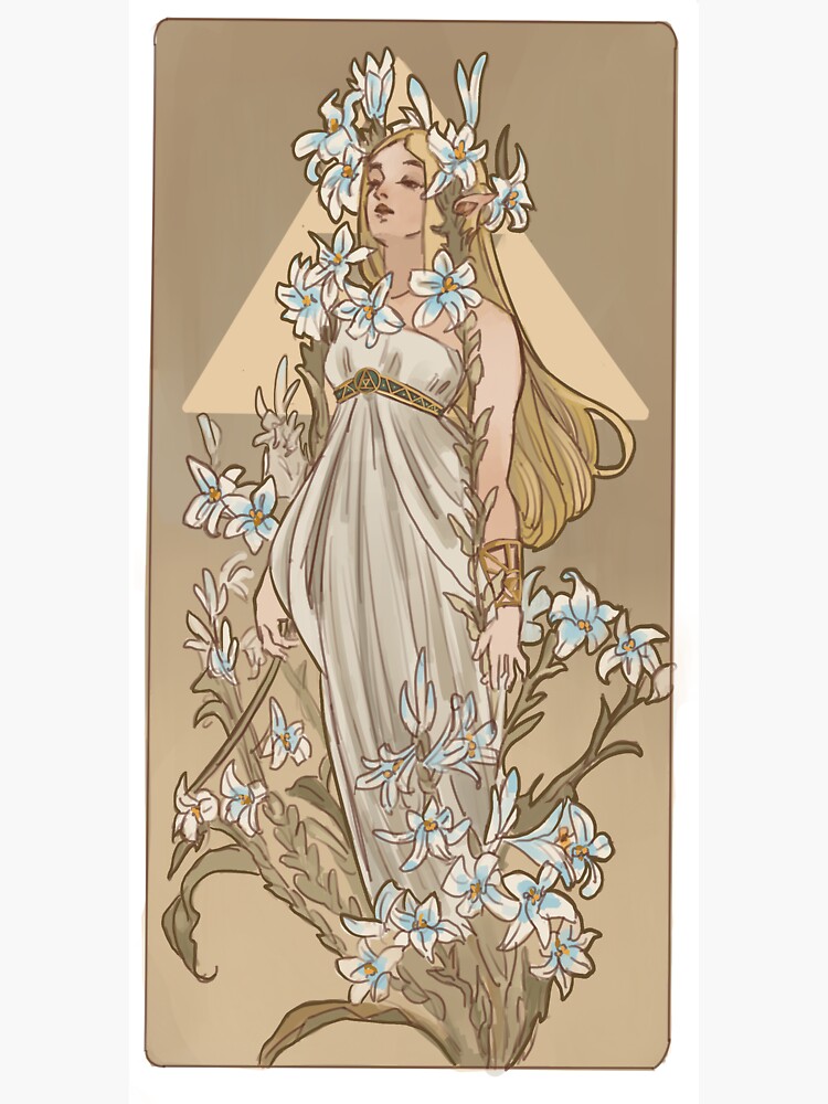 ""The silent princess"" Sticker by Witch-Kng | Redbubble