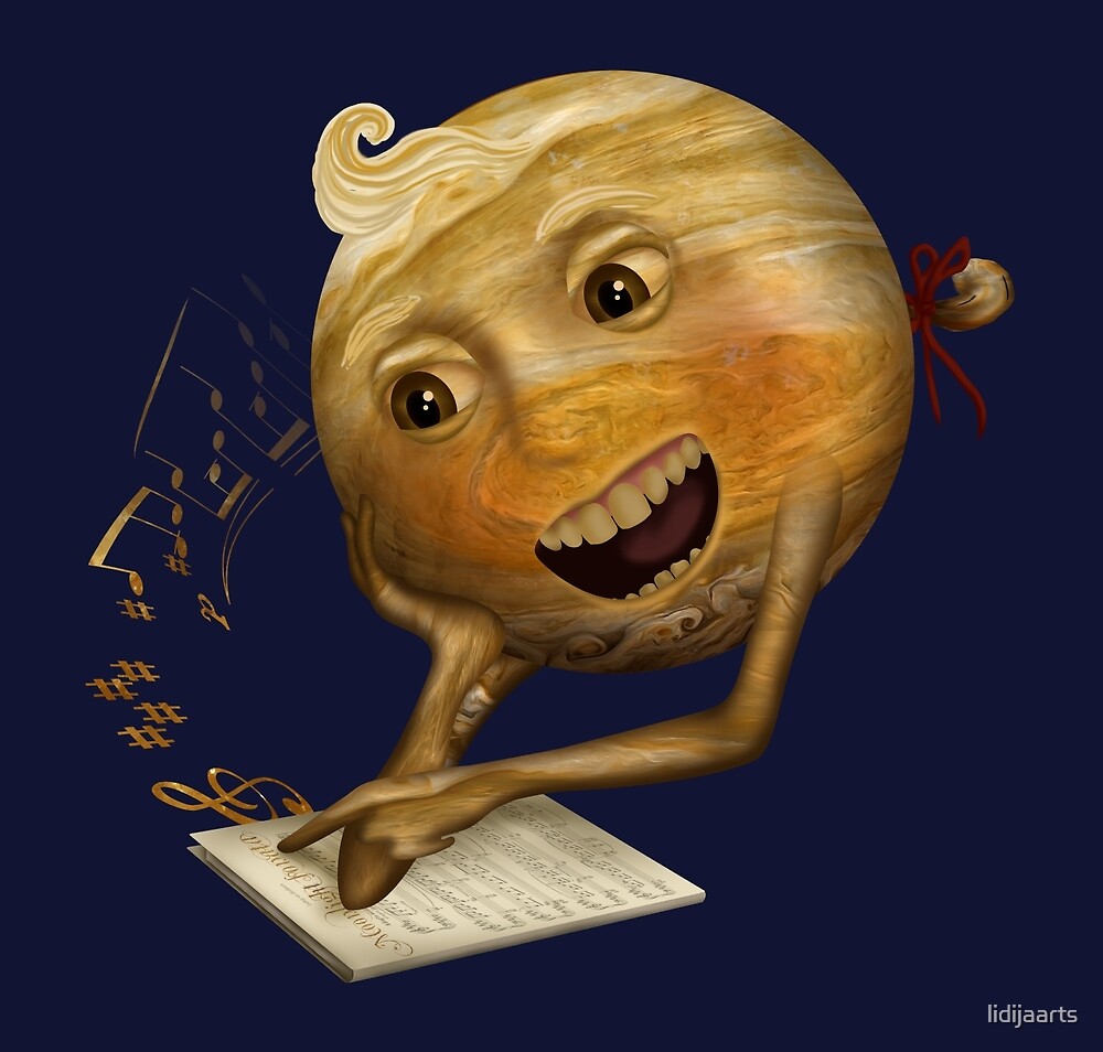 "Jupiter learning to sing" by lidijaarts | Redbubble