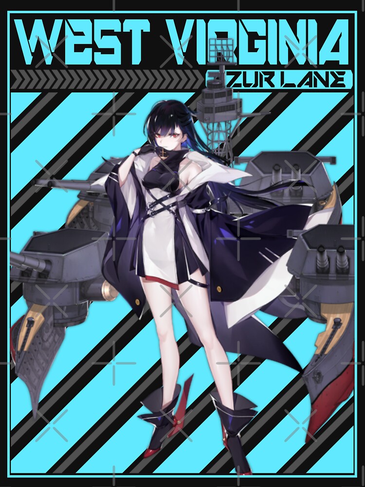 "AZUR LANE WEST VIRGINIA" T-shirt for Sale by VotreVPX | Redbubble ...