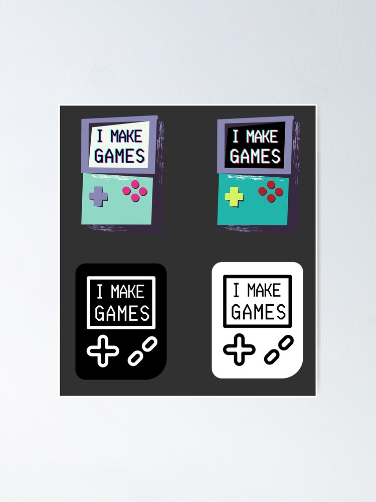 "Indie Gamedev - Game developer - Game designer" Poster for Sale by ...