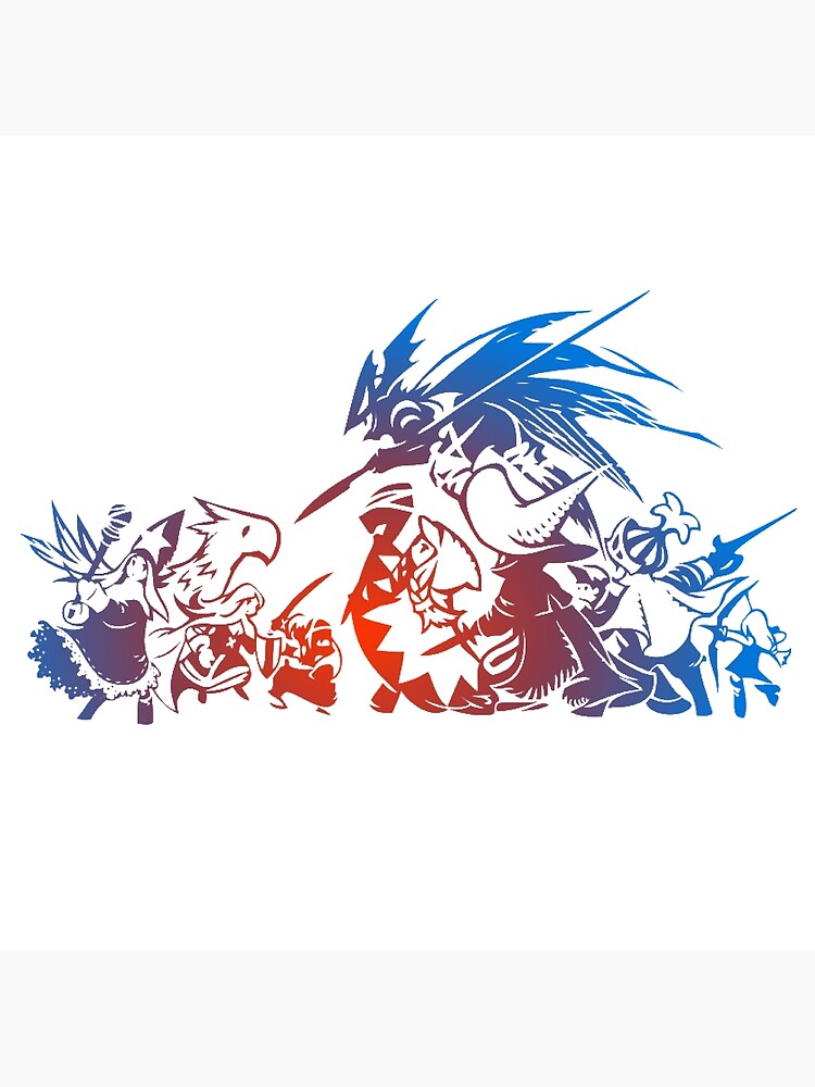 "Final Fantasy Tactics Logo Vector" Art Print by CassidyCreates | Redbubble