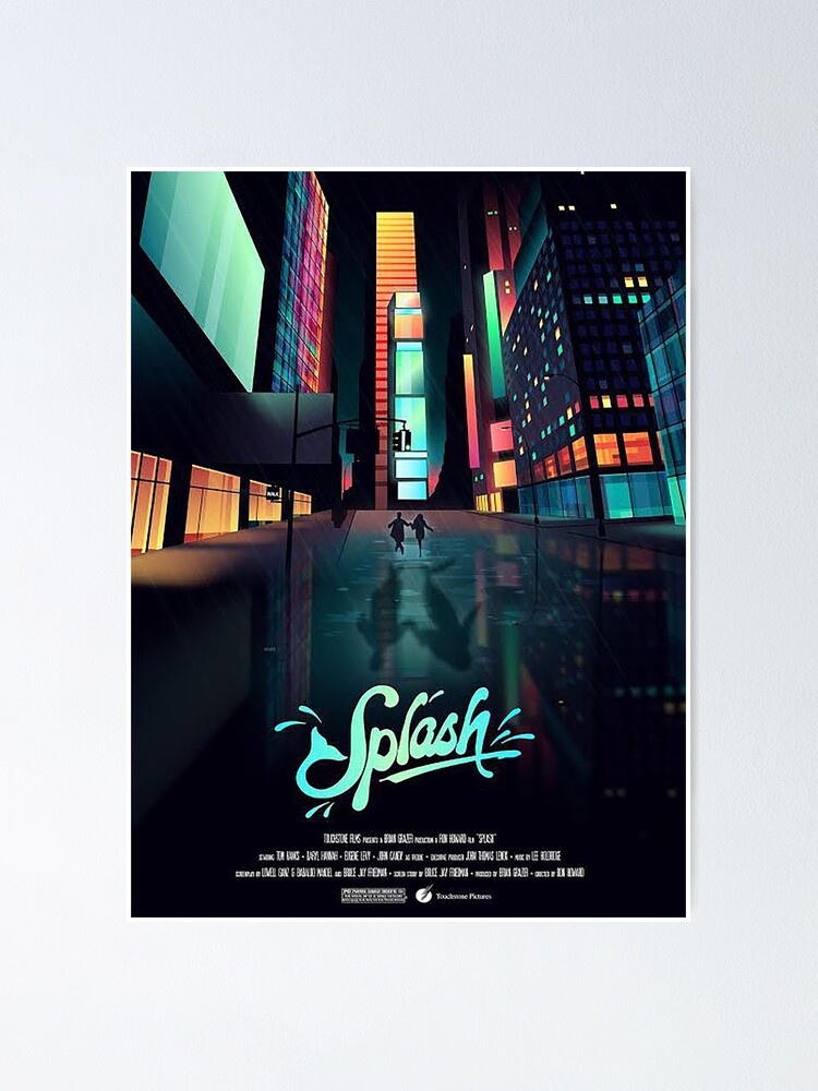 "Splash 1984" Poster by petedavids | Redbubble