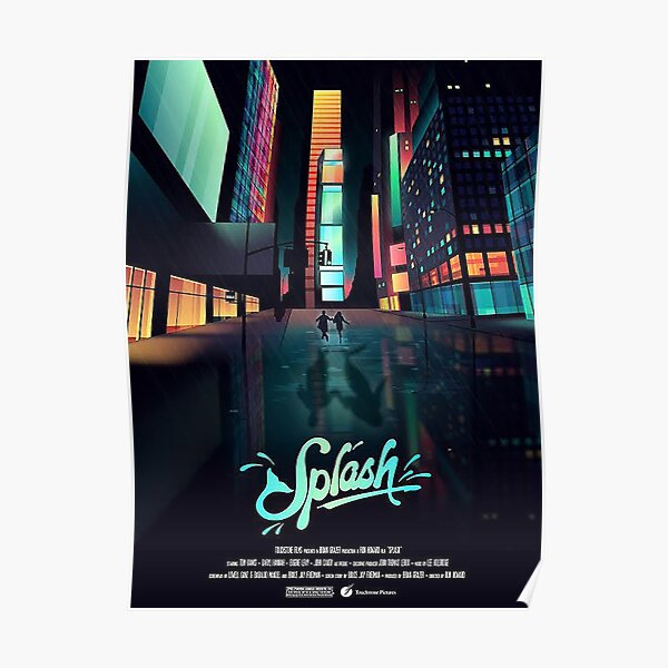 "Splash 1984" Poster by petedavids | Redbubble