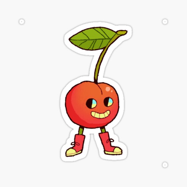 "cherry pal" Sticker for Sale by crazycrazyloren | Redbubble