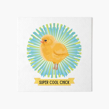 "Super Cool Chick - BAE, Wife Girlfriend, Sister, Bestie" Art Board ...