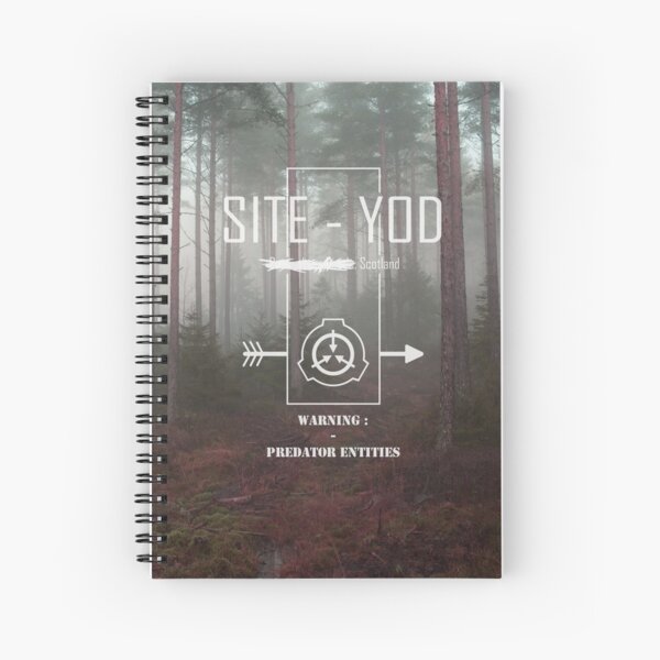 "Site-Yod SCP Visual" Spiral Notebook by YeOldeFrog | Redbubble