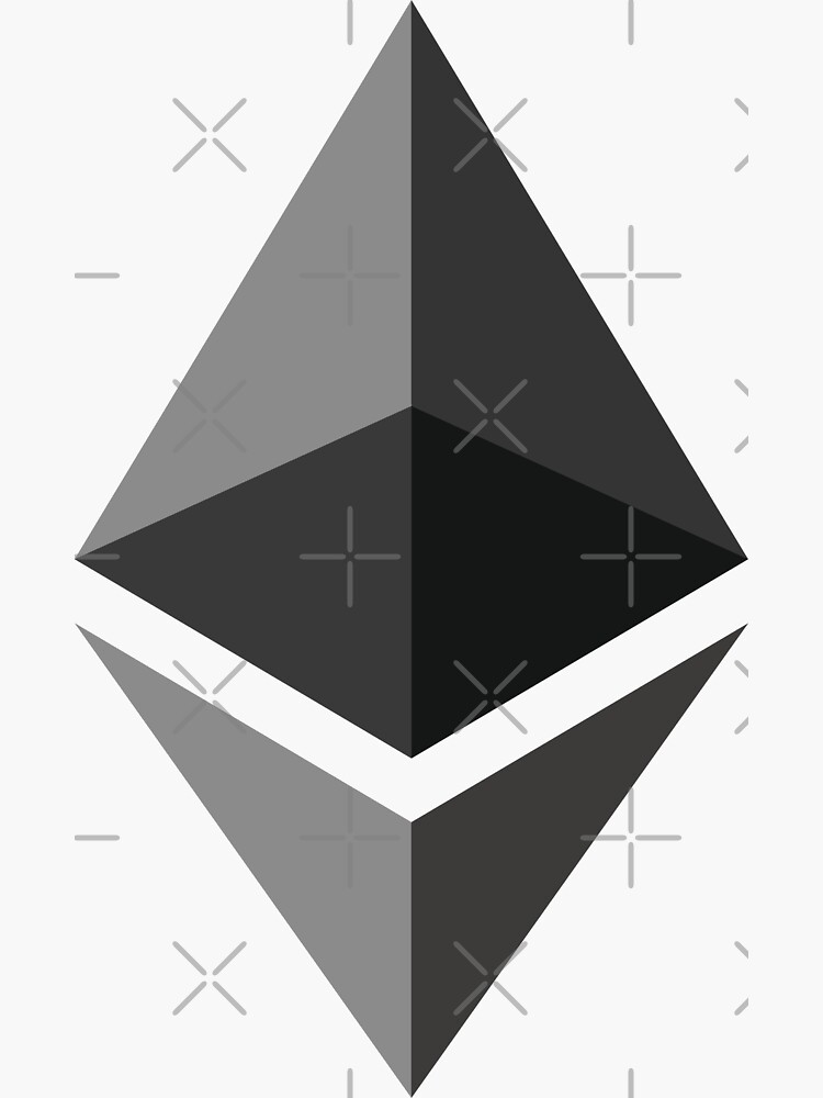 "Ethereum Logo" Sticker for Sale by 1Neno7 | Redbubble