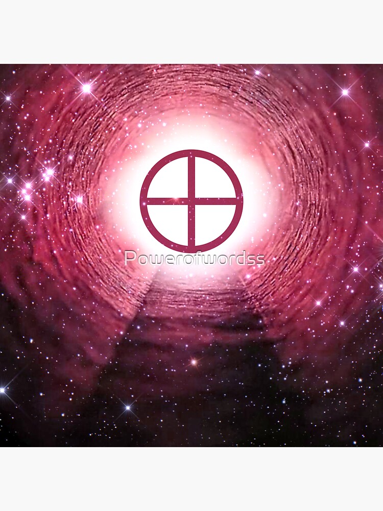 "Gnosticism (Sun cross)" Sticker by Powerofwordss | Redbubble