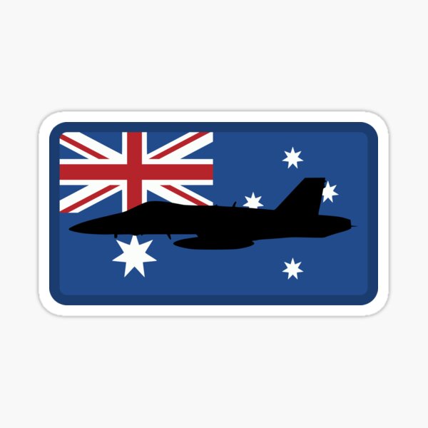 "RAAF FA-18 Hornet" Sticker by StrongVlad | Redbubble