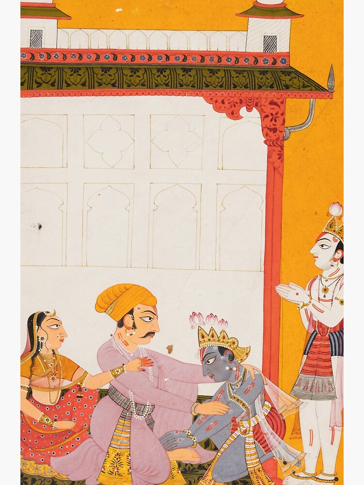"Krishna and Balarama Touching the Feet of Vasudeva and Devaki" Art ...