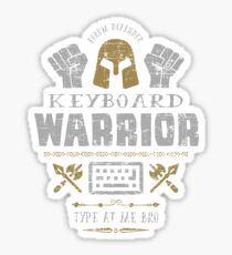 Keyboard Warrior Stickers | Redbubble
