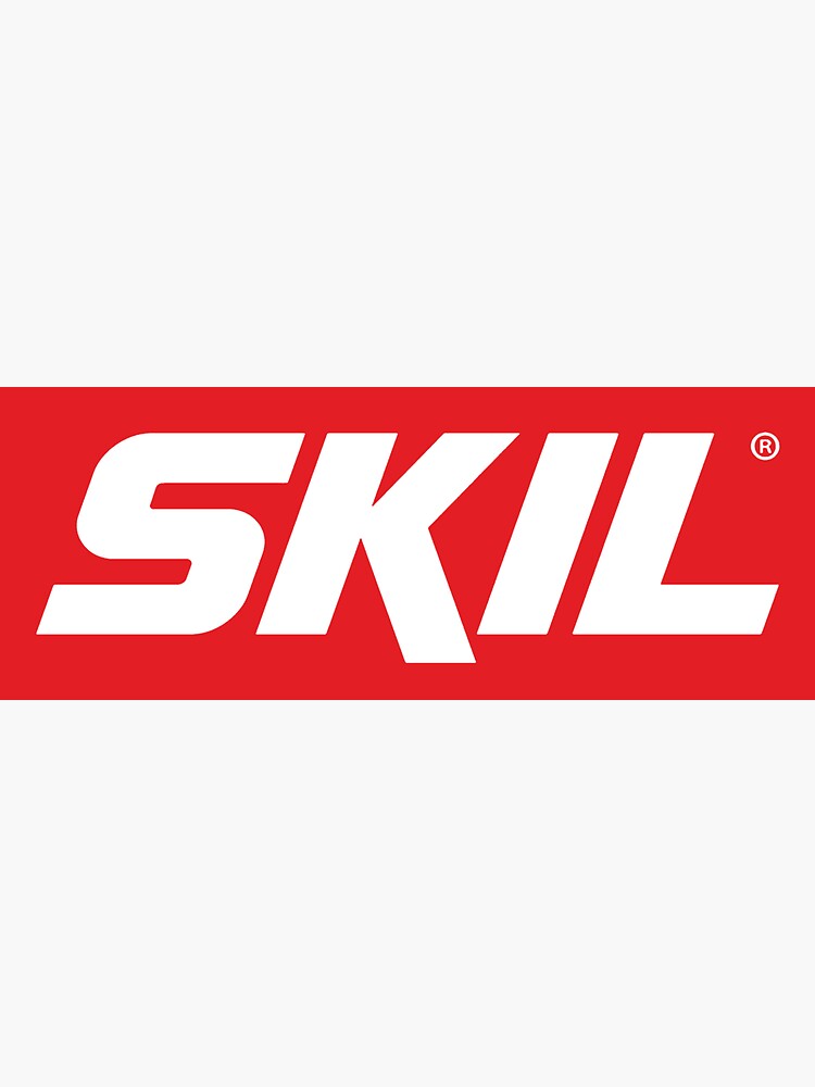 "POWER TOOLS-SKIL LOGO" Sticker by novizkus | Redbubble