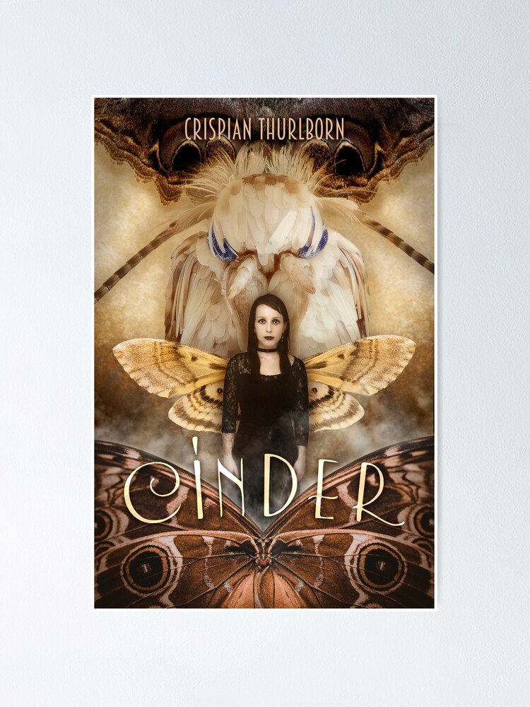 ""CINDER" Book Cover" Poster for Sale by WyldwoodBooks | Redbubble