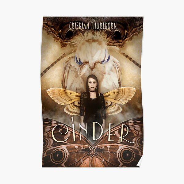 ""CINDER" Book Cover" Poster for Sale by WyldwoodBooks | Redbubble
