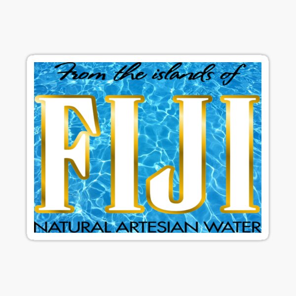 "Fiji mineral water" Sticker by Grim-fandango | Redbubble