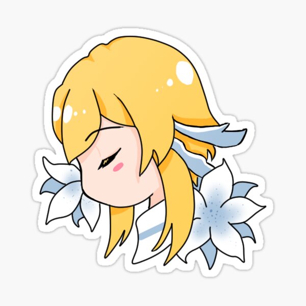 "Lumine Genshin Impact" Sticker for Sale by ArtemisDream | Redbubble