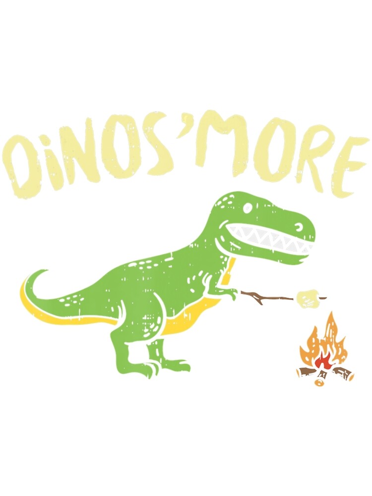 "Dinomore Dino Smore Camping Dinoaur Camp Camper" Art Print for Sale by ...