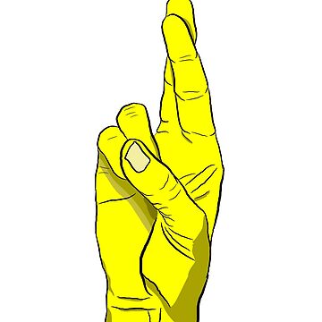 "Fingers Crossed" Sticker for Sale by dimi0211 | Redbubble