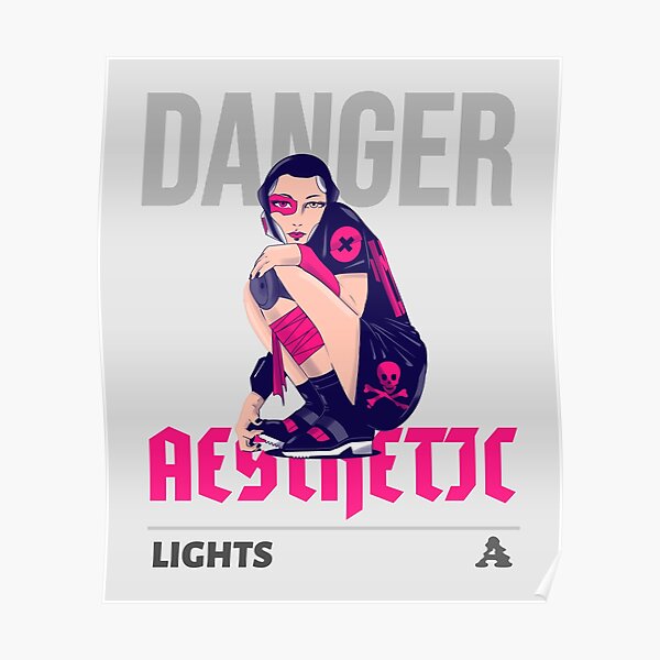 "Danger Aesthetic Urban Themed Streetwear" Poster for Sale by Storopia ...