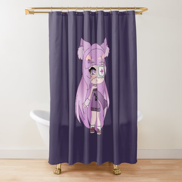 "Gacha Life Lou Chan - cute but dangerous gacha girl" Shower Curtain by ...