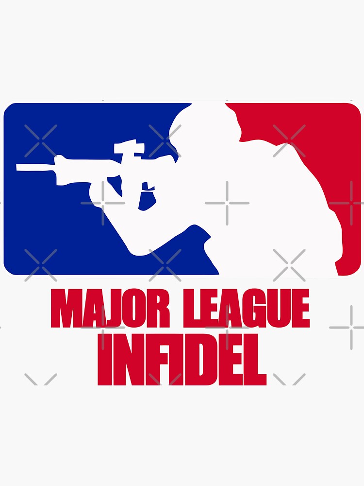 "Major League Infidel" Sticker for Sale by thebackfire | Redbubble