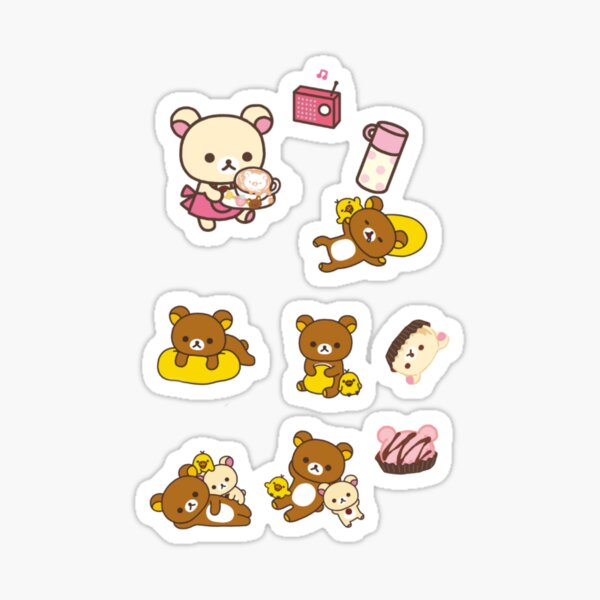 "Rilakkuma " Sticker by Gamehamza | Redbubble