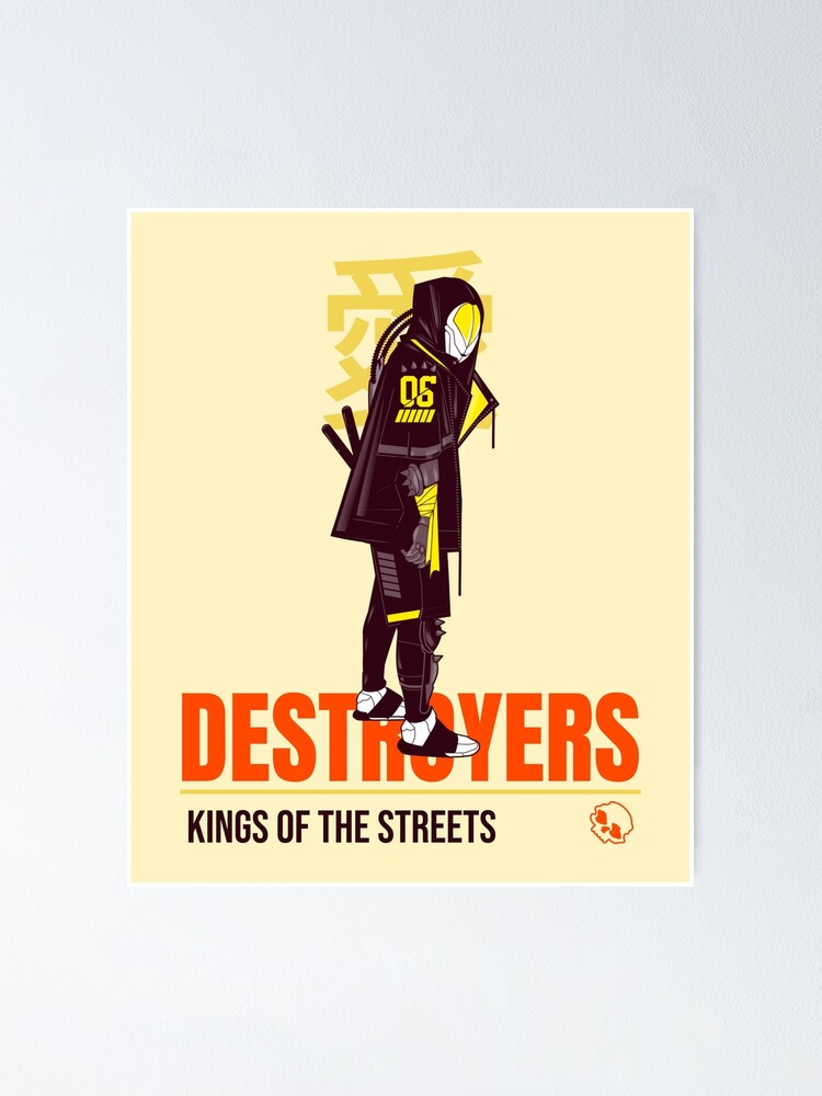 "Destroyer Urban Themed Streetwear" Poster for Sale by Storopia | Redbubble