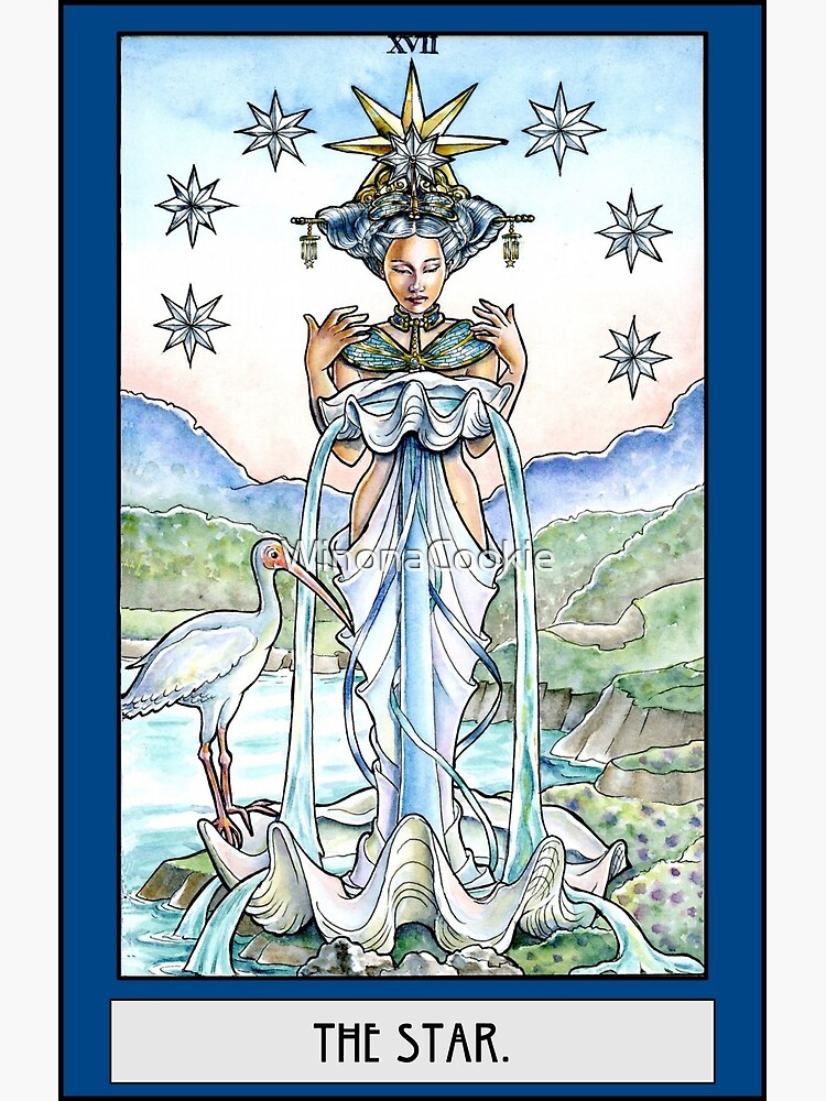  The Star Tarot Card Poster For Sale By WinonaCookie Redbubble