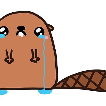 "Sad beaver" Magnet for Sale by Nikamii | Redbubble