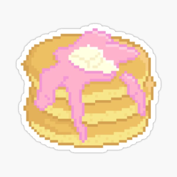 "Pixel pancake sticker" Sticker by SashimiShoppe | Redbubble