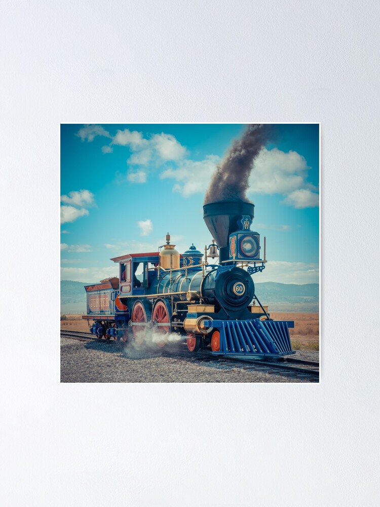 "Full Steam Ahead" Poster by Enzwell | Redbubble