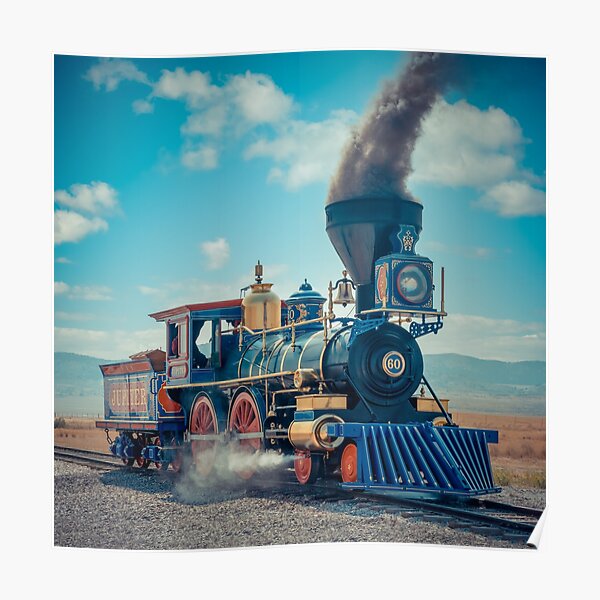 "Full Steam Ahead" Poster by Enzwell | Redbubble