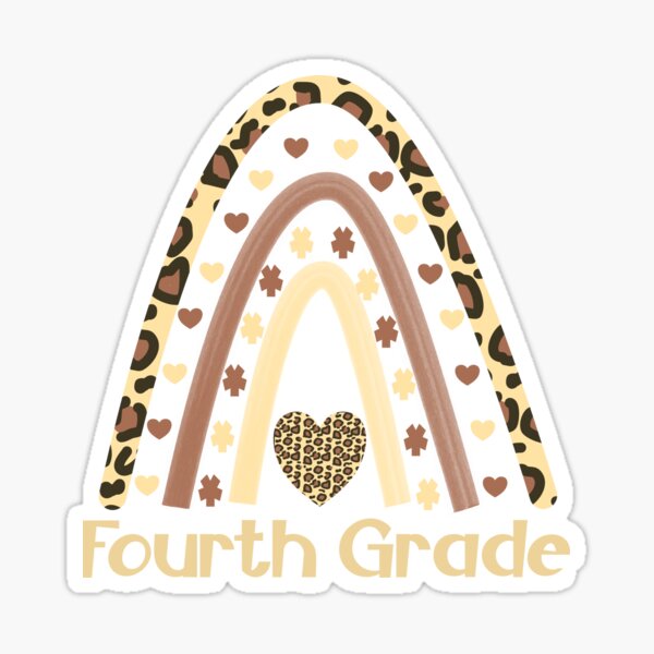 "Hello fourth grade teacher leopard rainbow funny Hello Third Grade ...