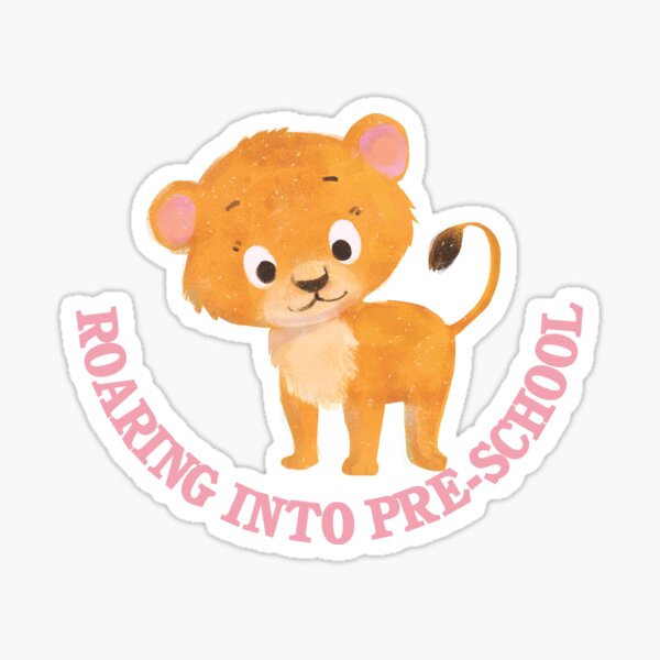 "Roaring into PreSchool, Cute back to school Baby Lion Graphics ...