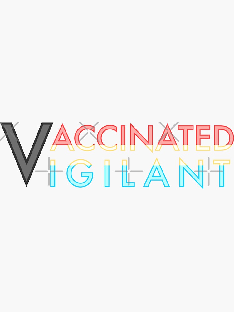 "Vaccinated Vigilant - Polyamorous" Sticker for Sale by Corvhys | Redbubble
