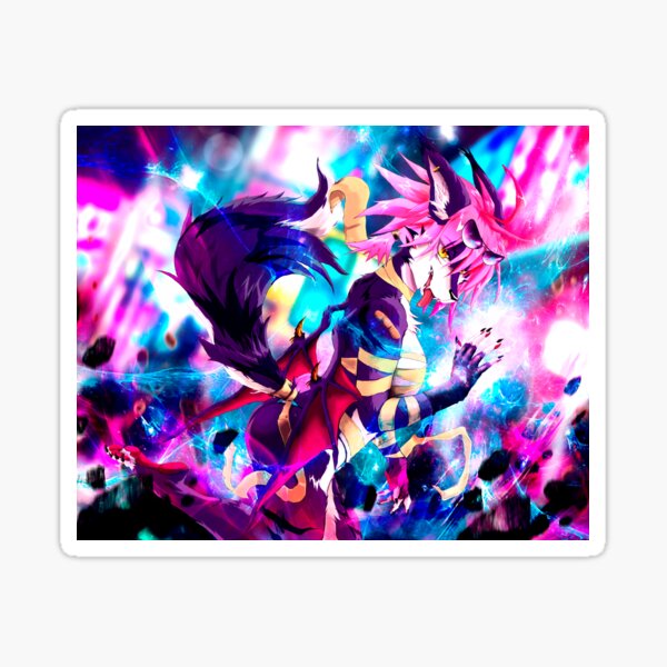 "Girl Furry wolf" Sticker for Sale by animeclaro | Redbubble