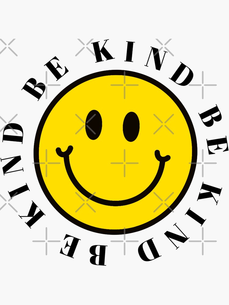 "Be Kind " Sticker for Sale by andiegras | Redbubble