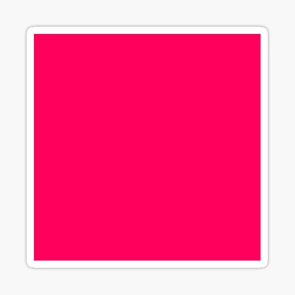 "Neon Fluorescent pink" Sticker for Sale by bubbley2021 | Redbubble