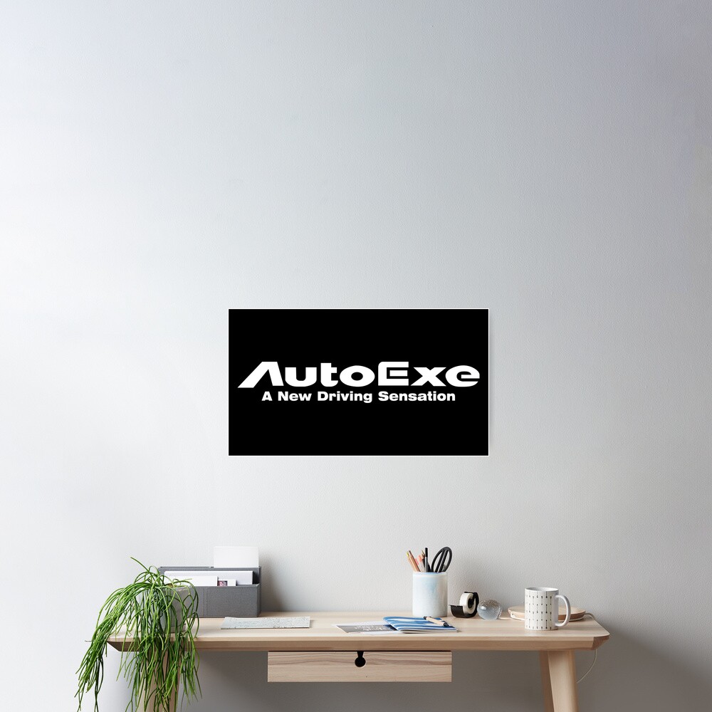 "AutoExe" Poster by JDMShop | Redbubble