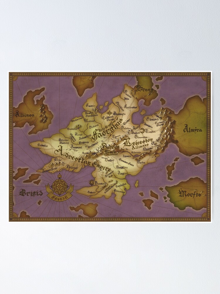 "Fire Emblem Fodlan Map" Poster for Sale by ChannexMogar | Redbubble