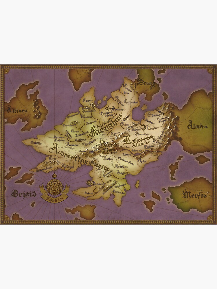 "Fire Emblem Fodlan Map" Sticker for Sale by ChannexMogar | Redbubble