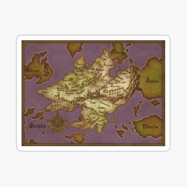 "Fire Emblem Fodlan Map" Sticker for Sale by ChannexMogar | Redbubble