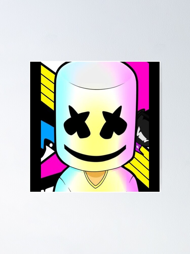 "Marshmello Art" Poster by PurpelDream001 | Redbubble