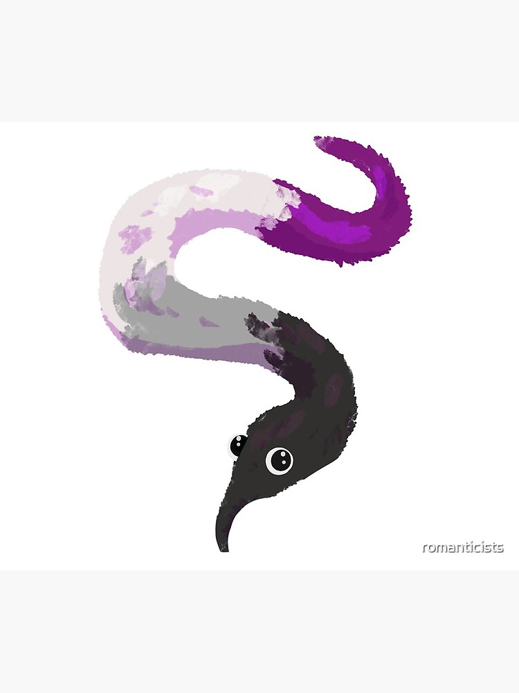 "Worm On A String LGBTQ+ ACE PRIDE flag lil worm boy // Pride sticker ...