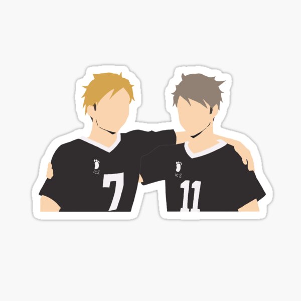 "Atsumu and Osamu Miya" Sticker by ArtsyKiwiPops | Redbubble